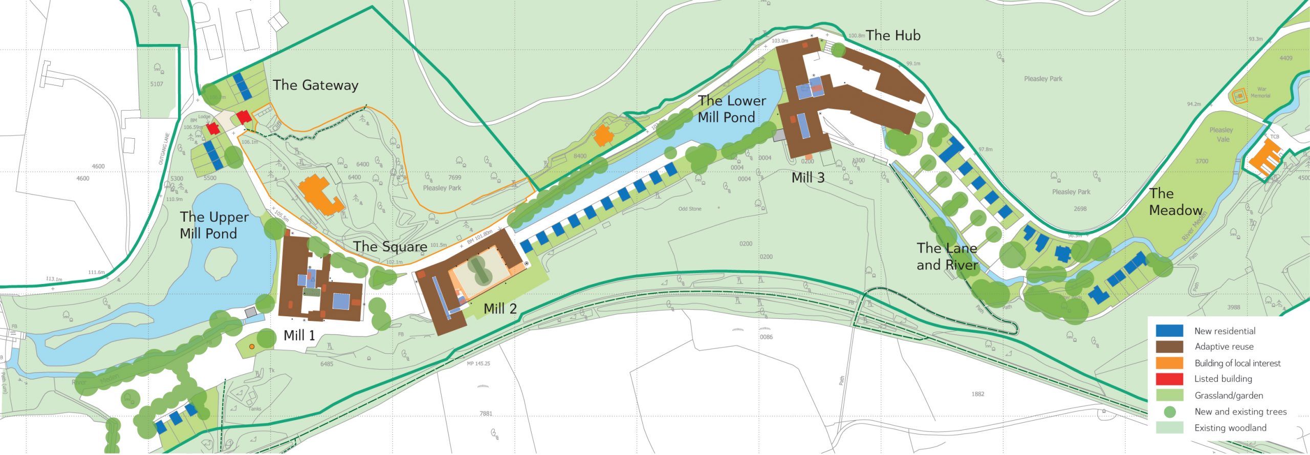 Pleasley Vale Regeneration Study – built form resource