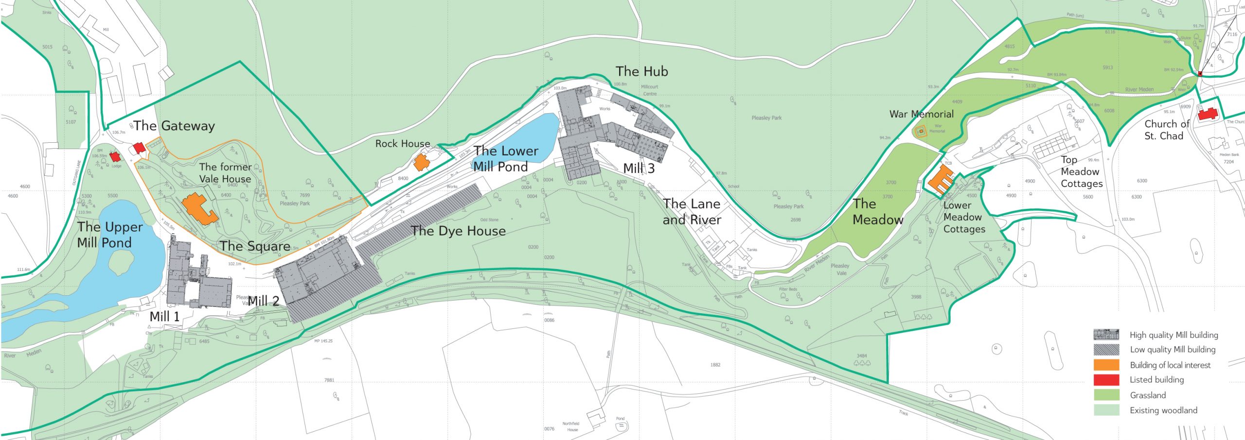 Pleasley Vale Regeneration Study – built form resource